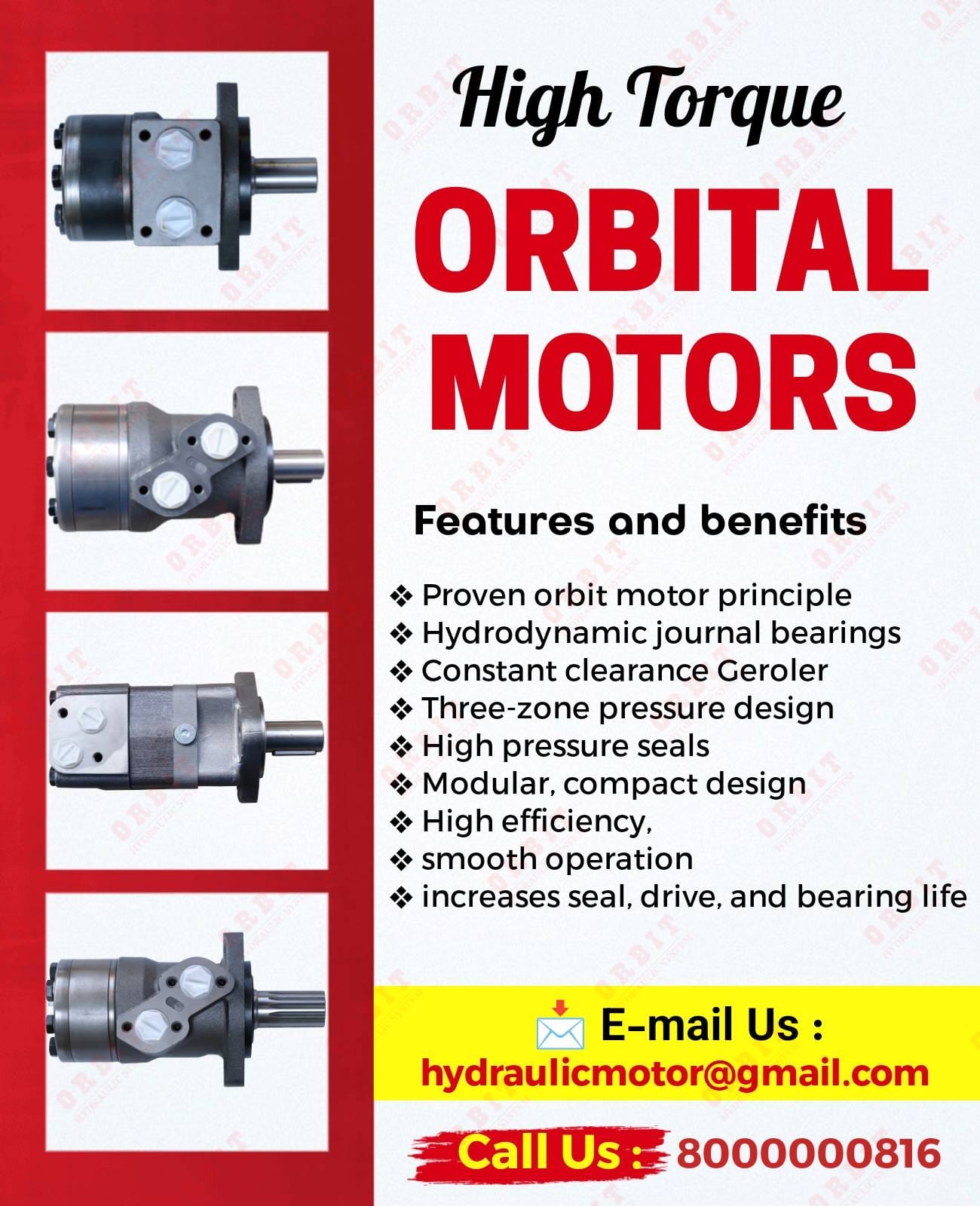 OMRX Danfoss Hydraulic Motor in Mumbai Chennai Bangalore Pune India